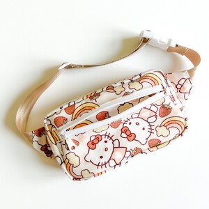 Kids Fanny Pack Boho Kitty Fanny Pack Belted Waist Bag - Etsy