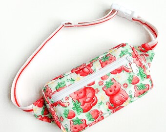 Kids Fanny Pack Boho Kitty Fanny Pack Belted Waist Bag Kids Hip Bag ...