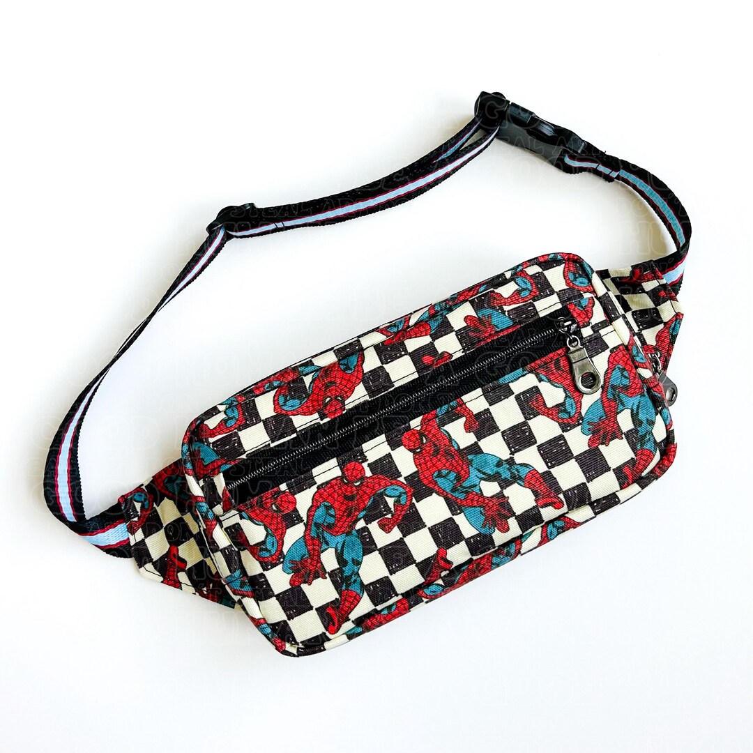 Kids Spider Hero Fanny Pack - Child Size Belted Waist Bag - Etsy UK