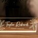Personalized Desk Name Plate With Wooden Base, Personalized Office ...