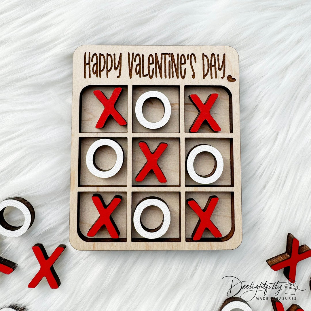 Valentine's Tic Tac Toe, Classroom Valentine's, Kid's Class Valentines ...