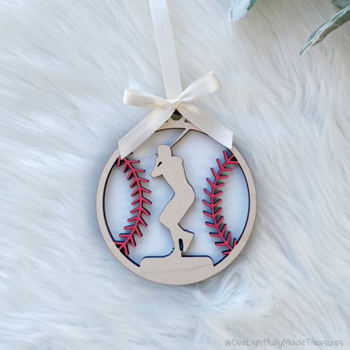 Personalized Baseball Ornament Custom Baseball Ornaments - Etsy