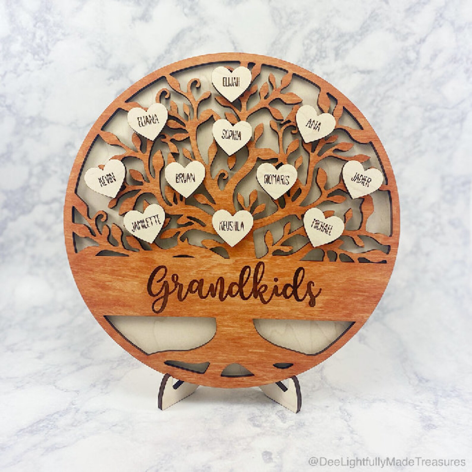 Family Tree Round Sign Family Tree Wood Round Mother's - Etsy