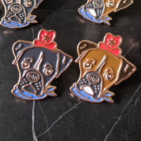 Dog Lover Enamel Pin - Etsy