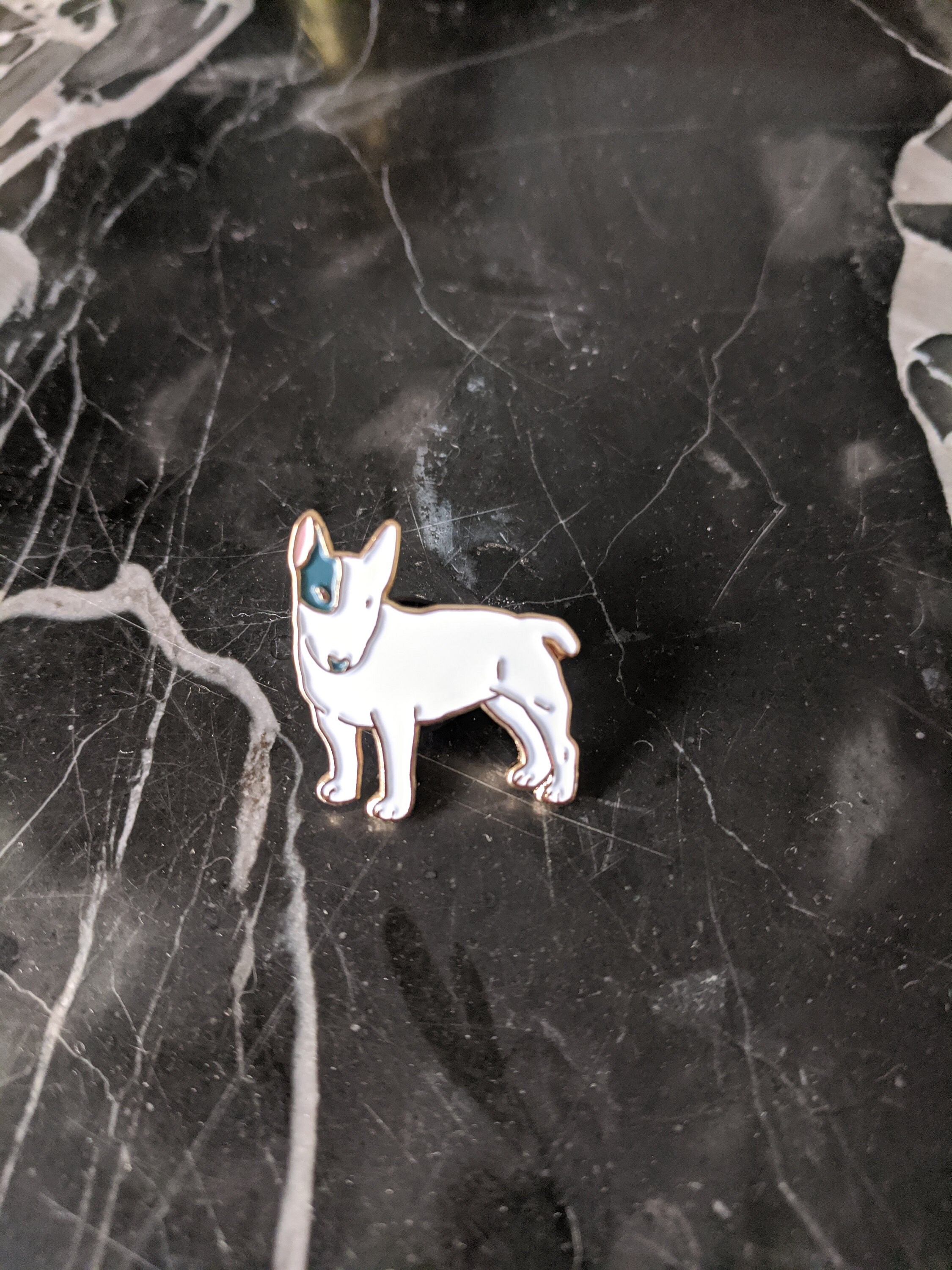 Bull Terrier Dog Enamel Lapel Pin - Etsy UK