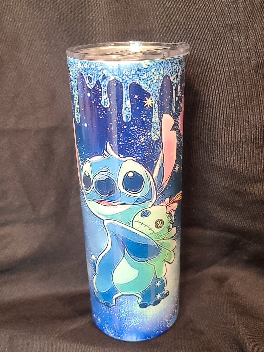 Glitter Drip Stitch and Scrump Custom Printed 20oz Stainless Steel ...