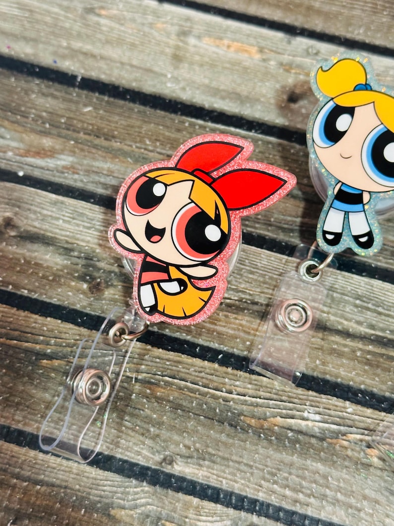 Puff Girl Heroes Badge Reel - Etsy