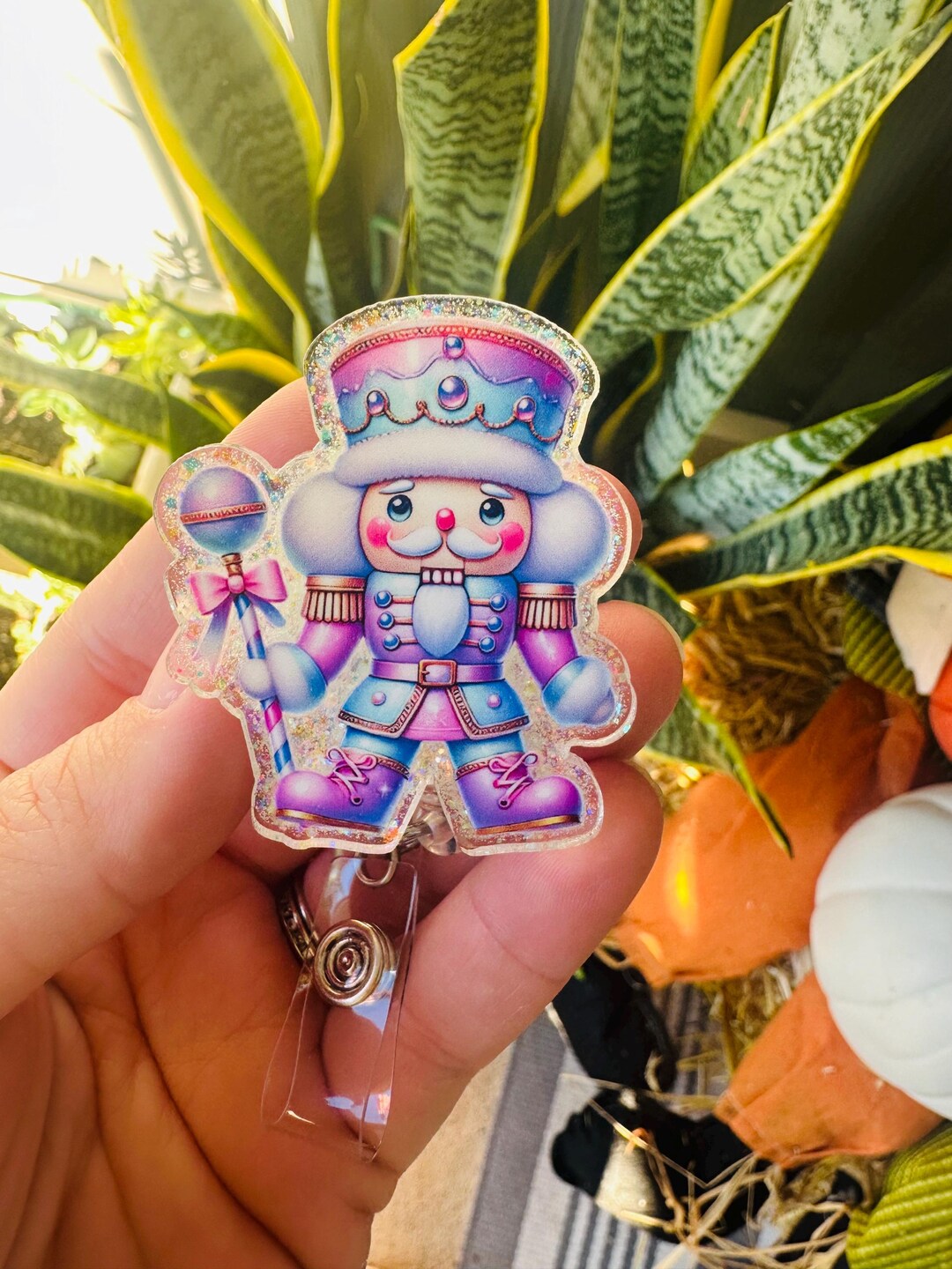 Pastel Nutcracker Badge Reel - Etsy