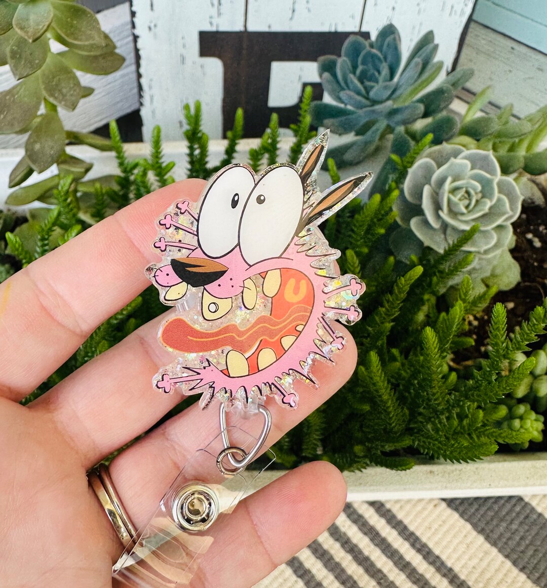 Courage Dog Badge Reel - Etsy