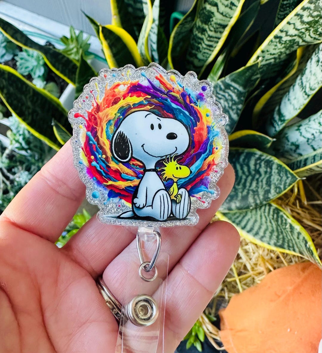 Vintage Cartoon Character Badge Reel - Etsy