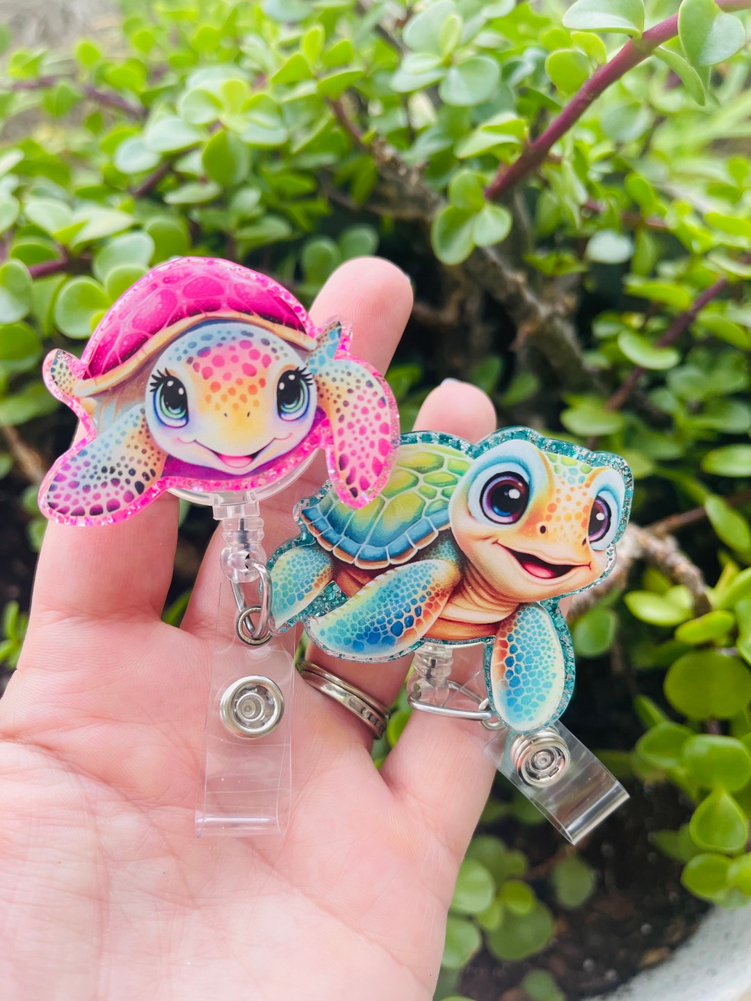 Turtle Badge Reels - Etsy