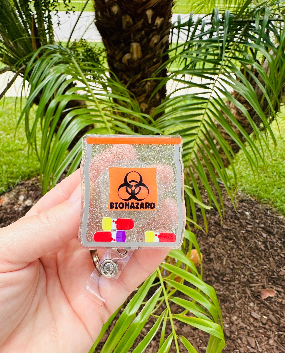 Biohazard Bag Badge Reel - Etsy