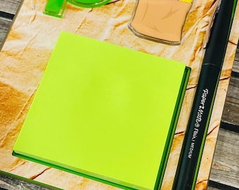 Cork or Vinyl Mini Sticky Note Holder - Etsy