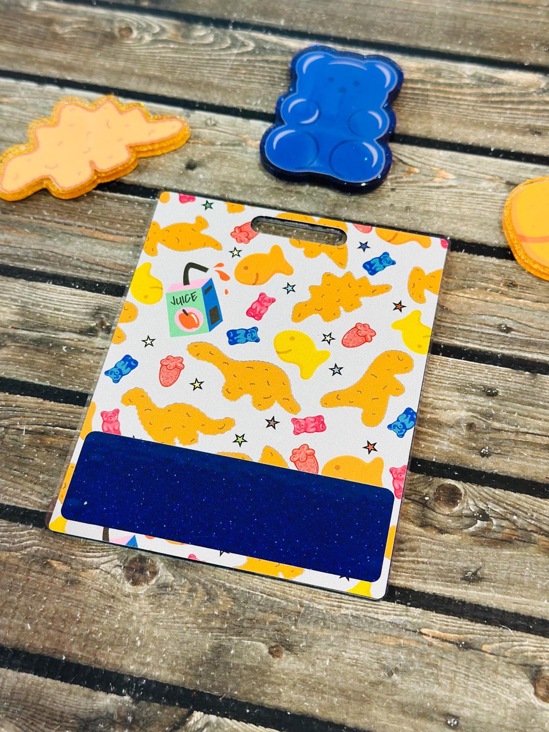 Kids Favorite Snacks Badge Buddy With Badge Reel - Etsy