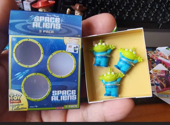 Miniature Toy Story Box With Three 2cm Space Aliens Little | Etsy