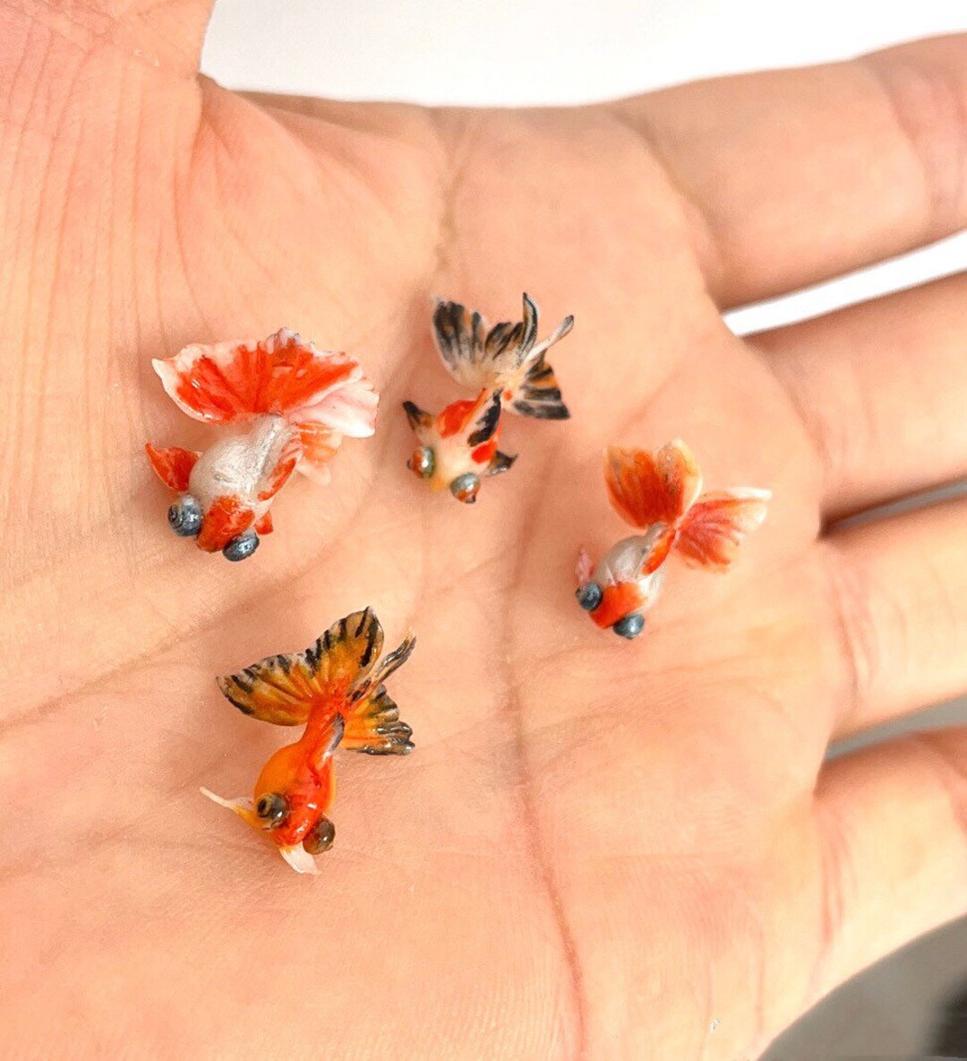 1:6 Scale Miniature Handmade Goldfish - Etsy