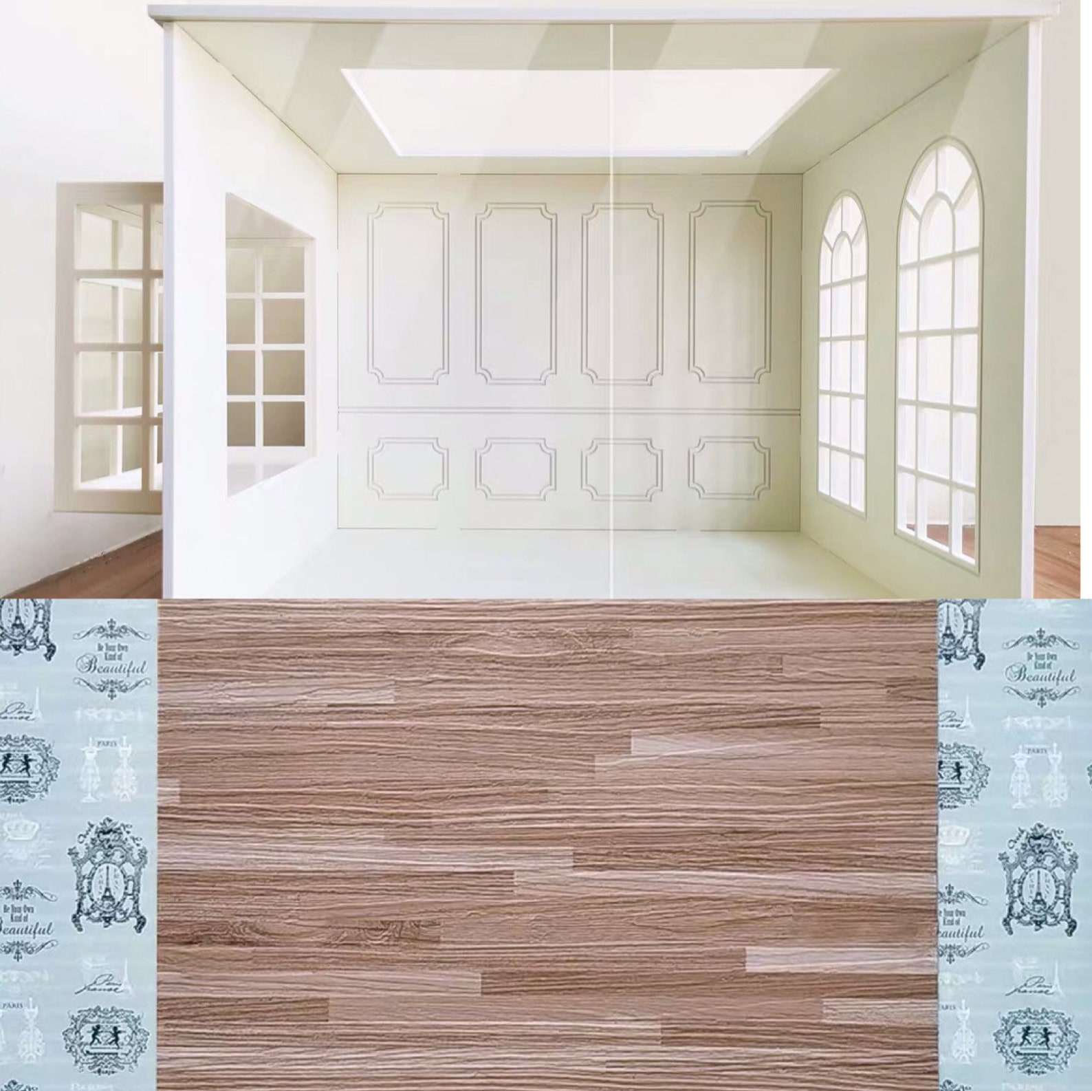 1:6 Scale Large Dolls House Room Box Display Front and Top - Etsy