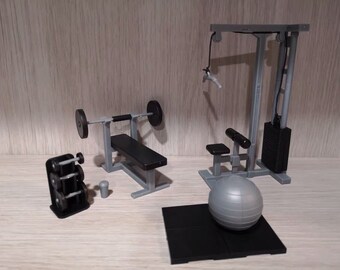 Miniature Gym Equipment - Etsy