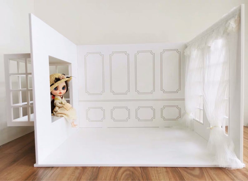 1:6 Scale Large Dolls House Room Box Display Front and Top - Etsy