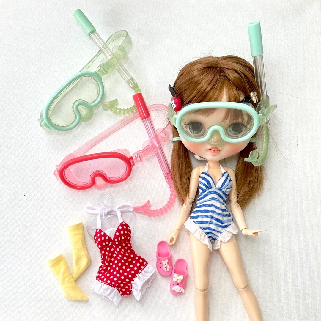 Doll Scuba Diving Goggles Swimsuit for Blythe - Etsy