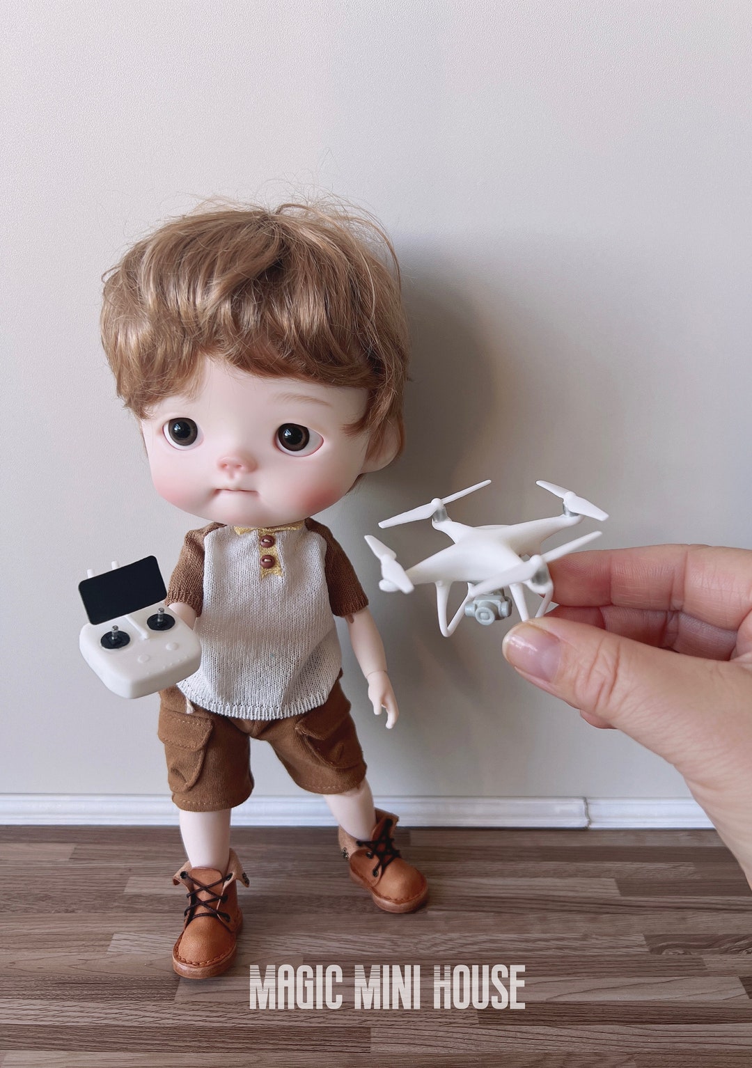 Miniature Drone With Remote Control Model Toy for Dolls - Etsy