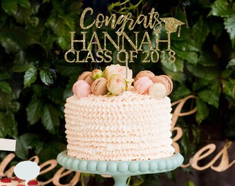 Graduation cake topper | Etsy
