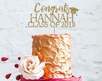 Graduation cake topper | Etsy