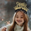 Silver 22th Star Birthday Crystal Tiara Crown, 22th Birthday ...
