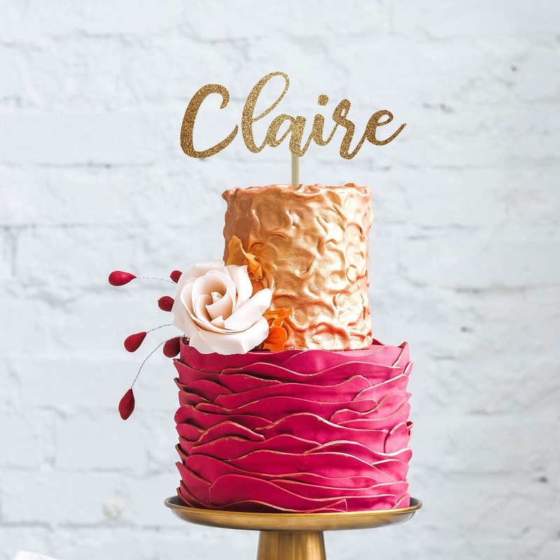 Name Cake Topper - Etsy