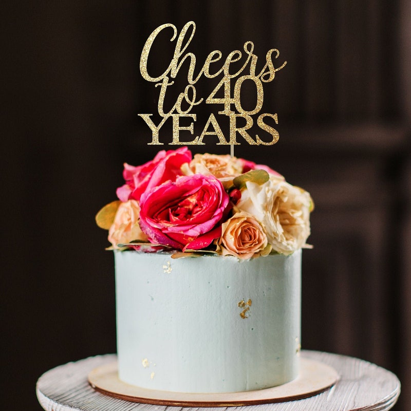 Cake Topper 40th Birthday - Etsy