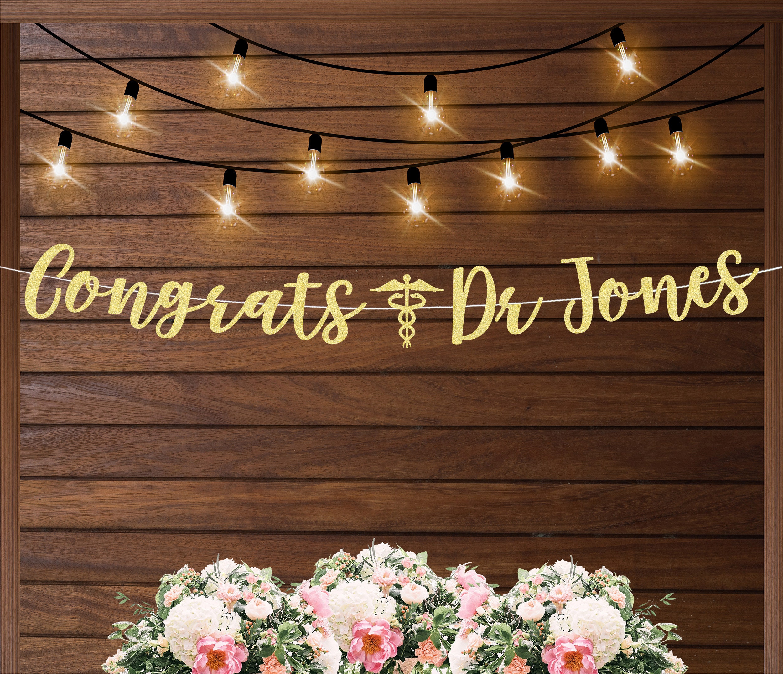 Personalized Medical School Graduation Banner, Med School Graduation ...