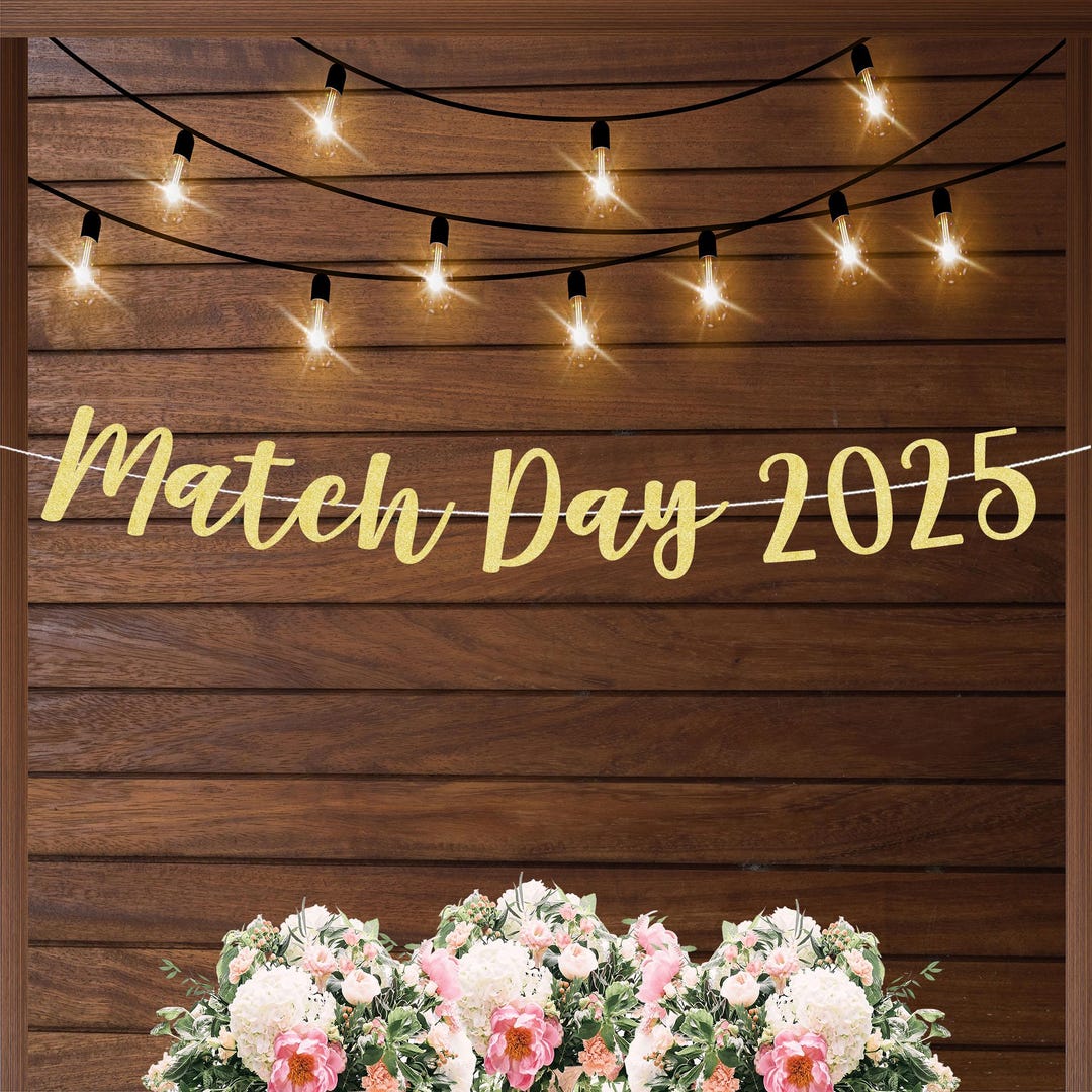 Happy Match Day Banner, Match Day Residency Decorations, Doctor Match ...