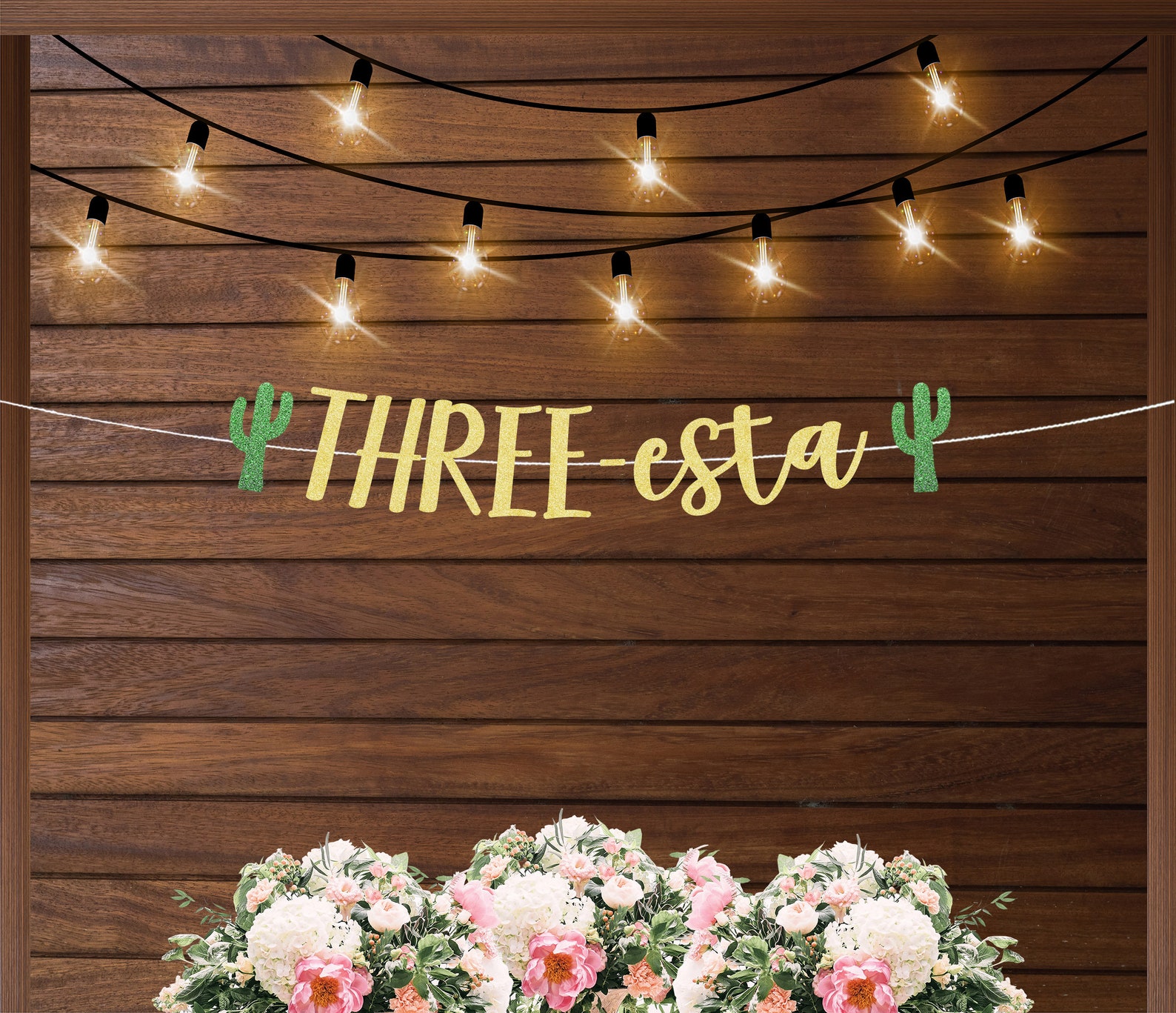 Three Esta Party Decor Third Birthday Fiesta Theme Party - Etsy