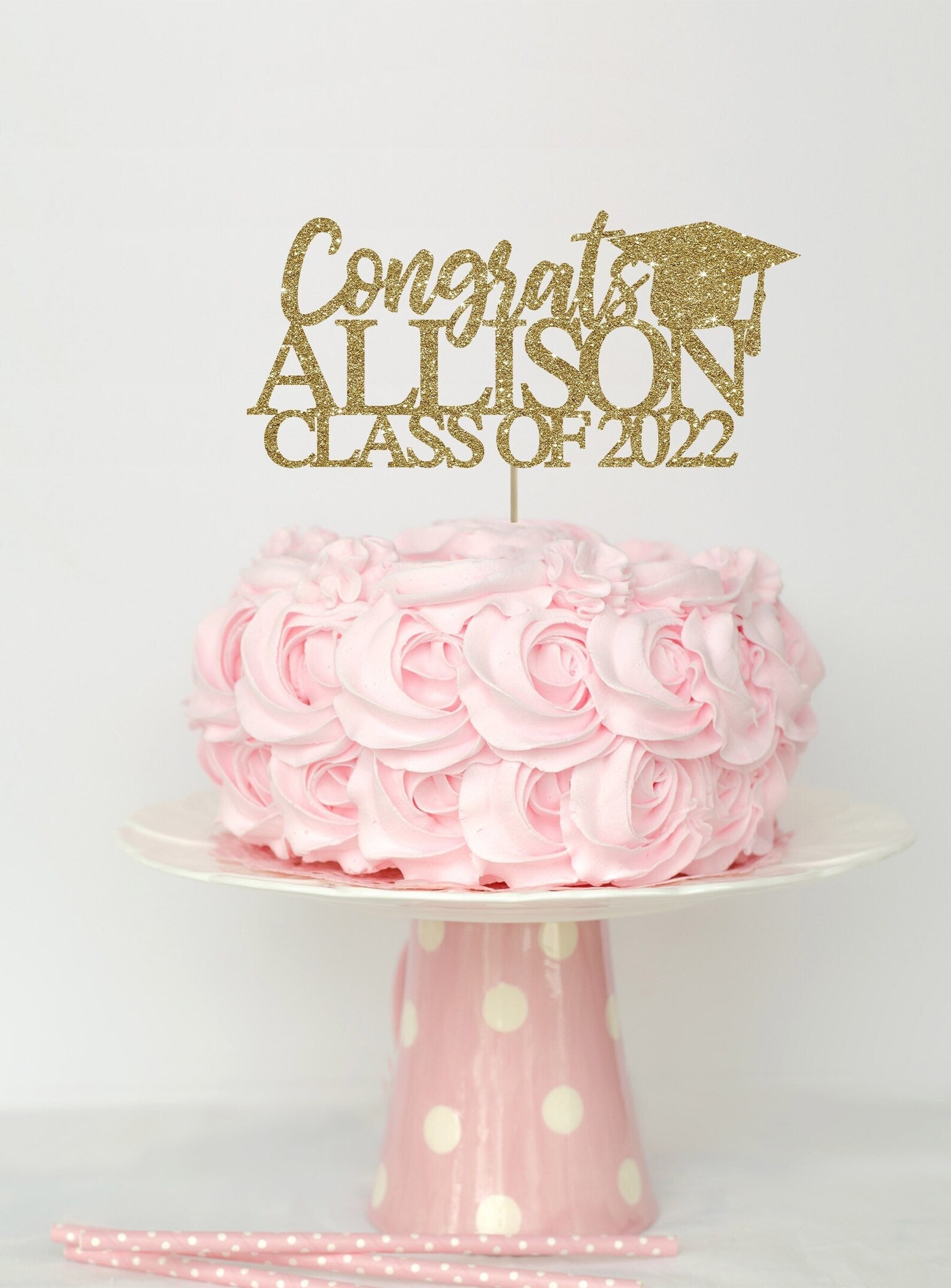Graduation Cake Topper Grad Cap Cake Topper Personalized - Etsy