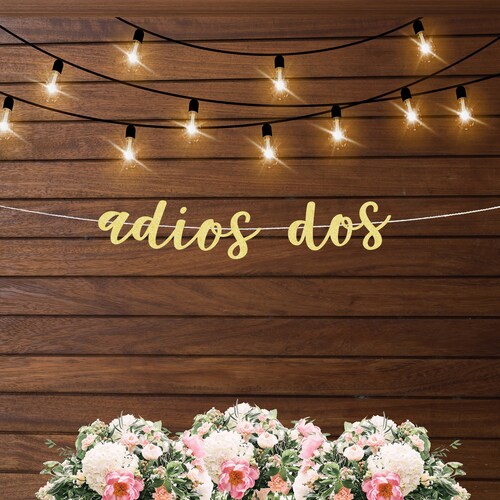 Adios Dos Birthday Banner Third Birthday Banner 3rd Birthday - Etsy