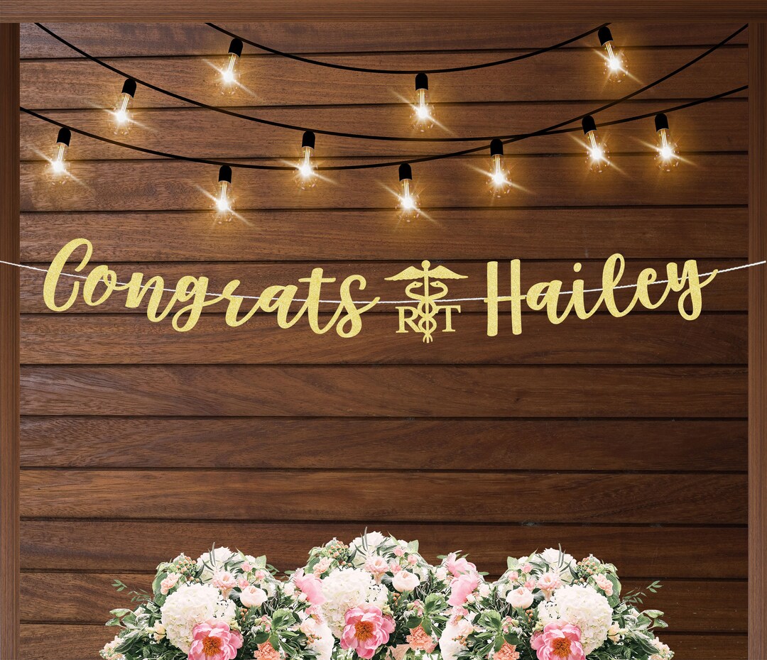 Respiratory Nurse Graduation, RT Graduation Party Decorations, Nurse ...