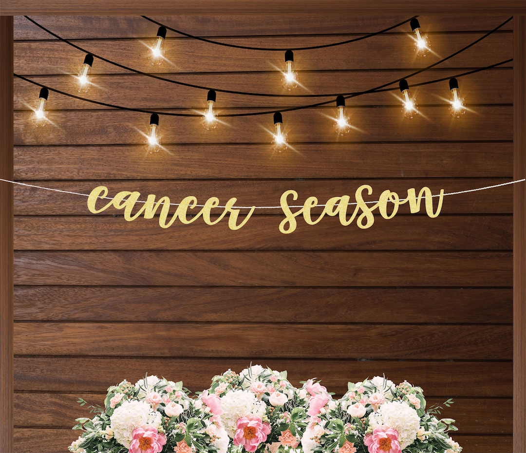 Cancer Season Banner, June Birthday, July Birthday, Cancer Birthday ...