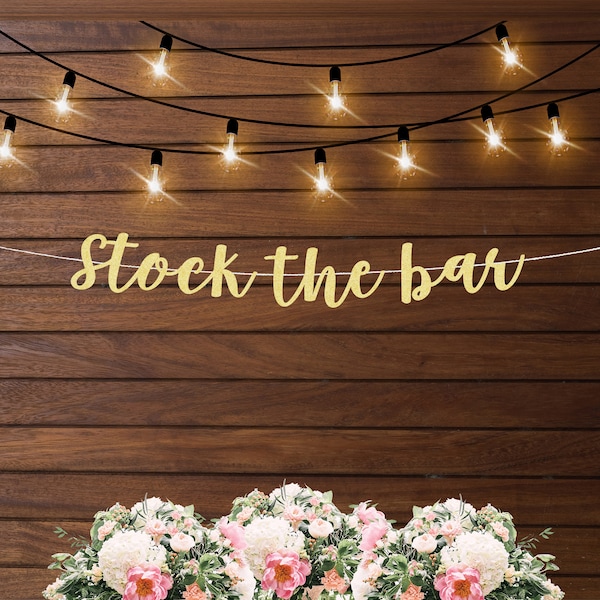 Stock the Bar - Etsy