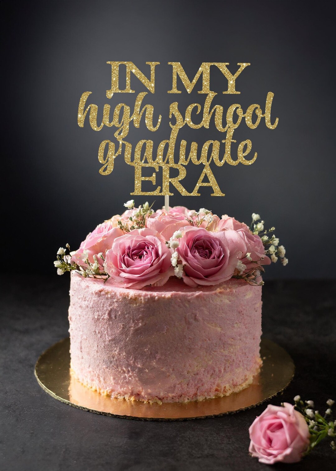 In My High School Graduate Era Cake Topper, Graduation Cake Topper ...