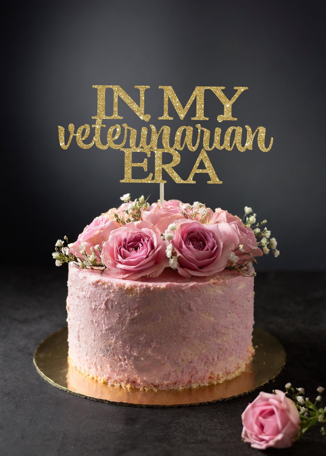 In My Veterinarian Era Cake Topper, Veterinary School Graduation Cake ...