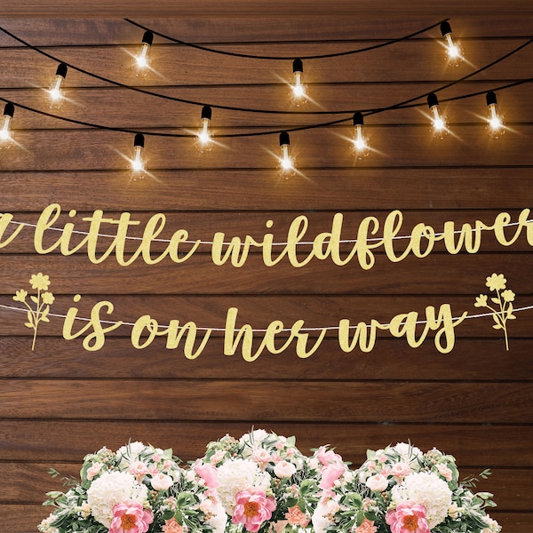Little Wildflower Baby Shower Decorations - Etsy