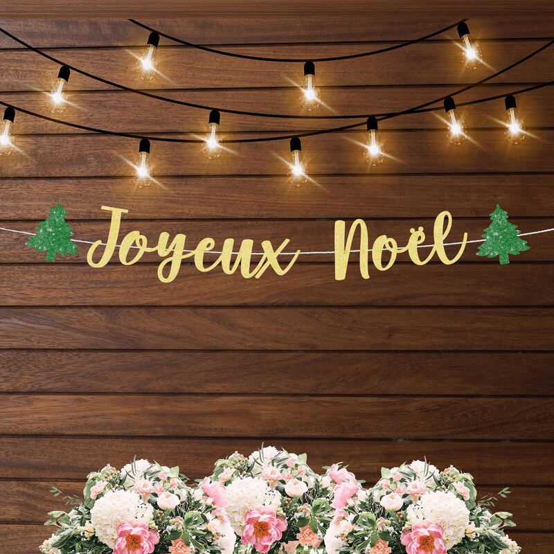 Joyeux Noel Sign - Etsy