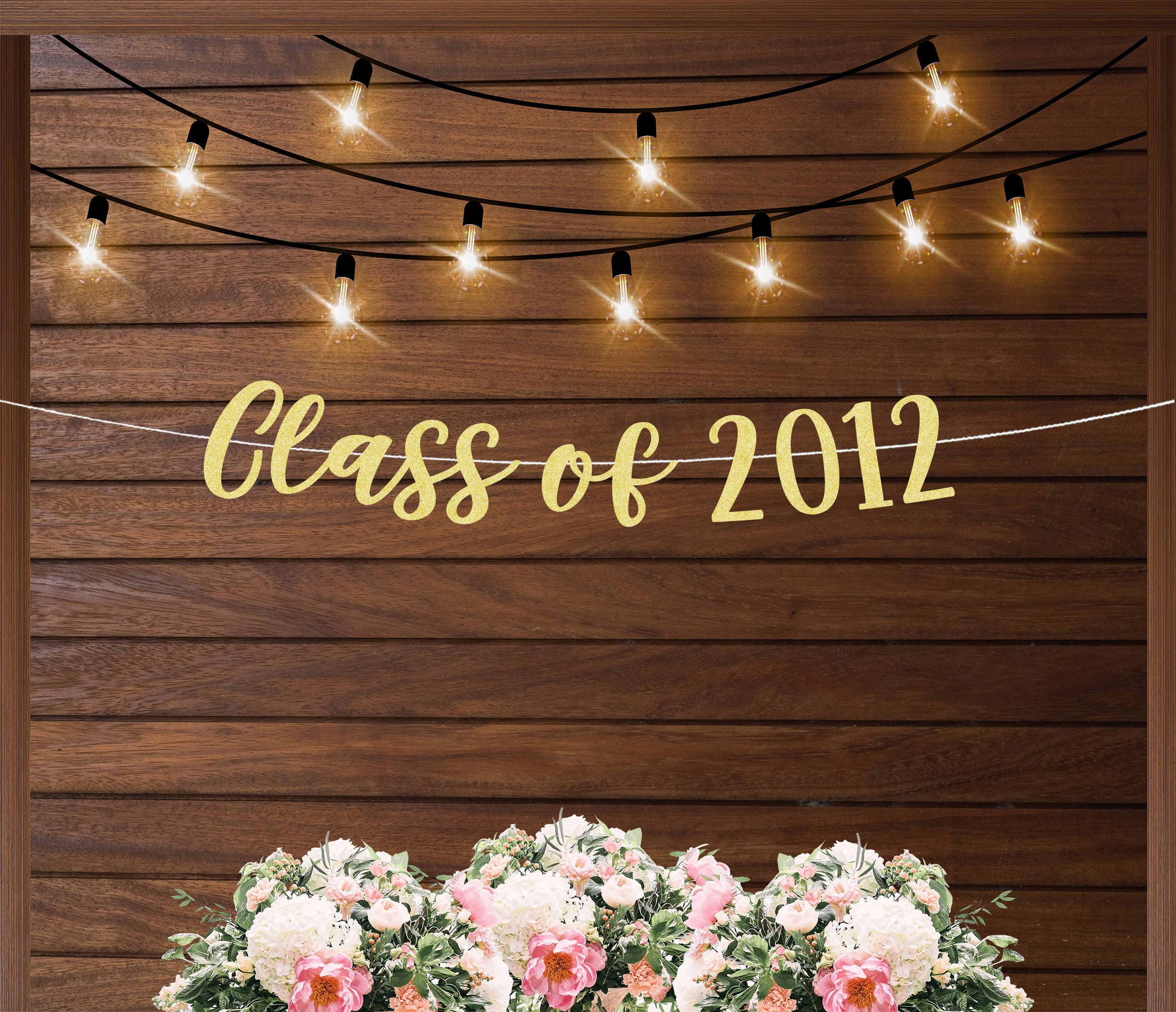 ANY YEAR Class of 2012 Reunion Banner 10 Year High School - Etsy
