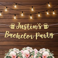 Custom Bachelor Party Sign for Photo Backdrop Personalized Groom Banner ...