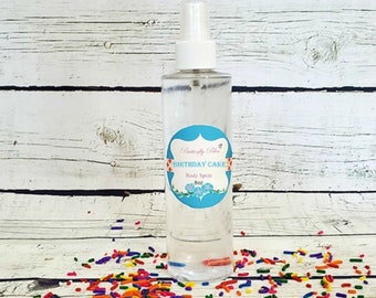 Birthday Cake Body Spray, Birthday Cake Body Mist, Birthday, Cake ...
