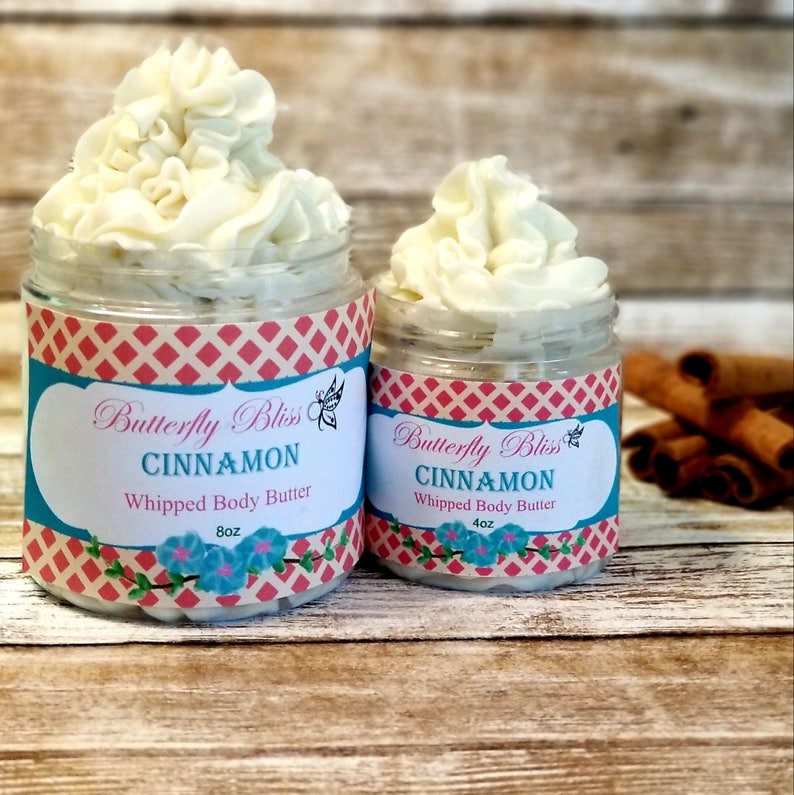 Whipped Hand Cream Body Butter Cinnamon Lotion Natural | Etsy