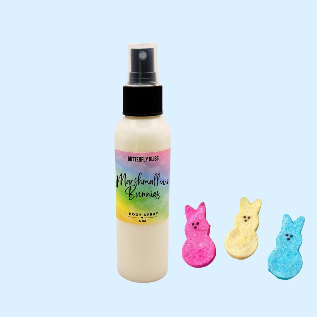 Marshmallow Bunnies Body Spray | Sweet Fluffy Marshmallow Perfume Mist ...