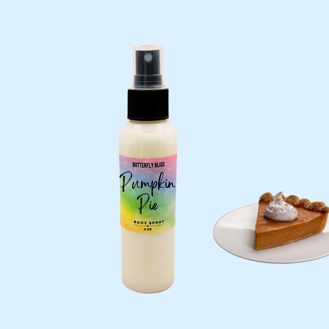 Pumpkin Pie Scented Body Mist and Perfume Spray | Pumpkin Pie Body ...