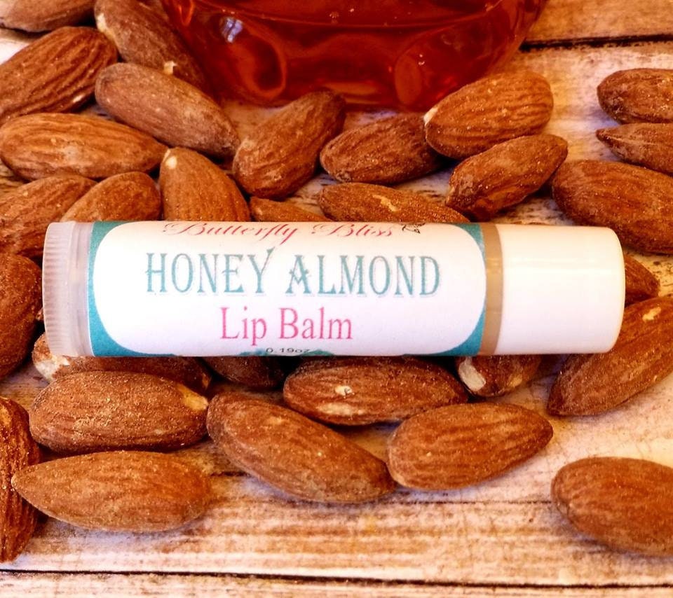Honey Almond Lip Balm Honey Scent Lip Balm Pregnancy Gift | Etsy