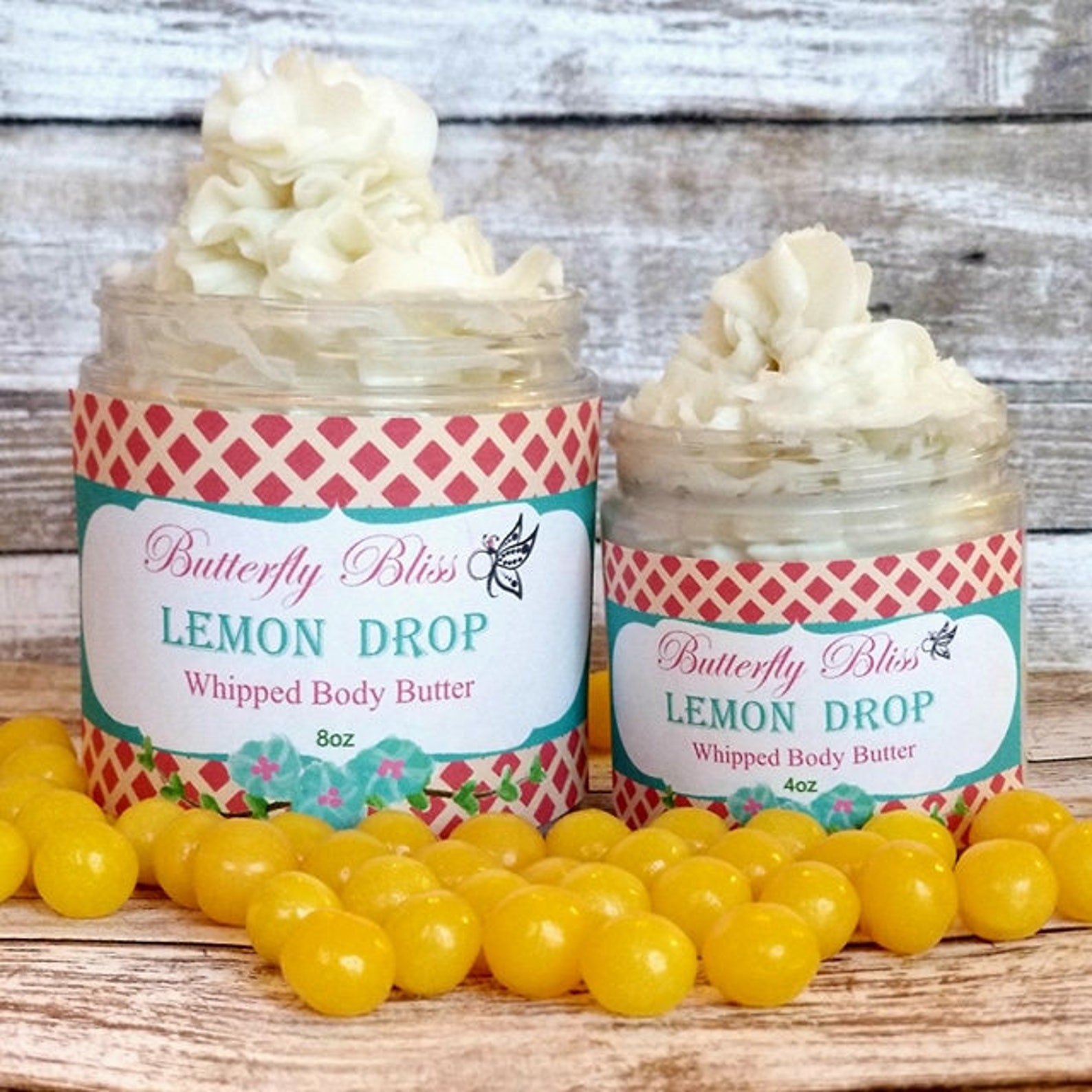 Lemon Body Butter Body Cream Body Moisturizer Natural - Etsy Canada